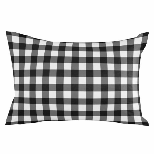 商品名:  Black White Plaid Pillowcase King Size 20x36,Modern Simple Buffalo Check Gingham Reversible Throw Pillow Cover Cus...