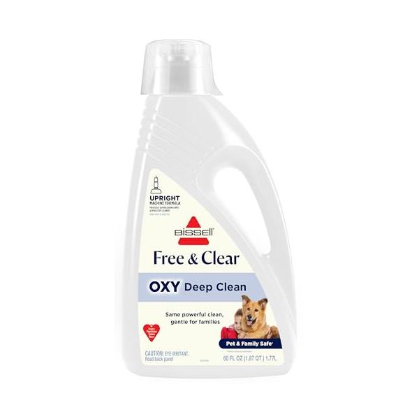 商品名:  Bissell Free &amp; Clear OXY Carpet Deep Clean Solution, for use in leading upright carpet cleaners, 60oz, Same po...