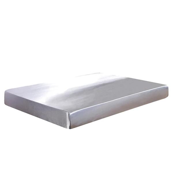 商品名:  Fitted Bed Sheet Satin Silk Fitted Sheet On Elastic Solid Color Mattress Protector Bed Sheets On Elastic Band Drap...