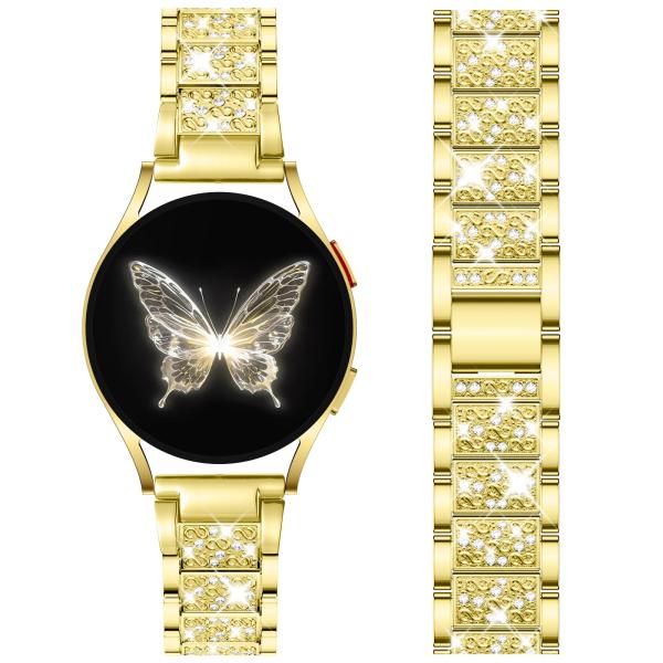 商品名: DaQin キラキラメタルバンド Samsung Watchバンド 女性用 7 6 5 4 Active 2 FE 40mm 44mm/Galaxy Watch 5 Pro/6 4 Classicバンド 20mm 輝く高級ストラッ...