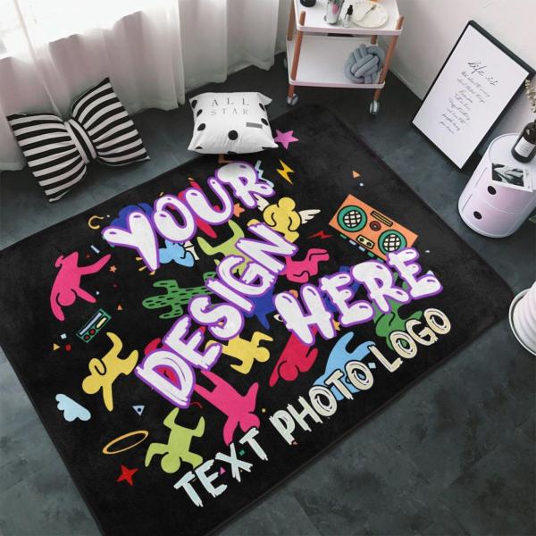 商品名:  Custom Rugs Add Your Design for Men &amp; Women Personalized Carpet with Your Text Logo Photo Customized Doormat f...