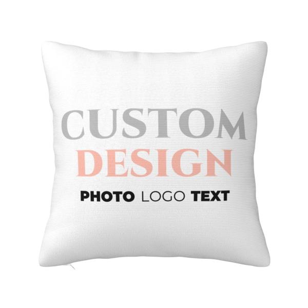 商品名:  LINGDORA Custom Pillows with Picture &amp; Text, Personalized Soft Throw Pillowcase, Two-Sided Print, Hidden Zippe...