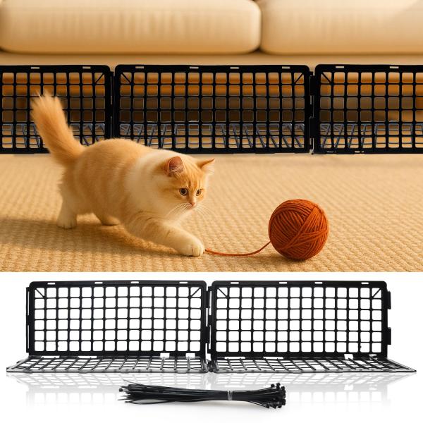 商品名: CAVENLLI 12ピース ベッド下ブロッカー ペット用ベッドブロッカー ベッド下ブロッカー ベッド下用 カウチ下ブロッカー 固定ベッドソファと家具用 CAVENLLI 12 Piece Under Bed Blockers, ...