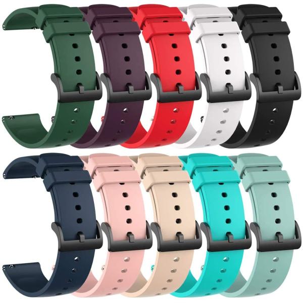 商品名:  10-Pack Bands for DIVOAZBVO TG02/SENBONO TG02/Jacoosa TG38/QONBINK TG38/ganopterygon TG38 Watch Strap, Classic Fle...
