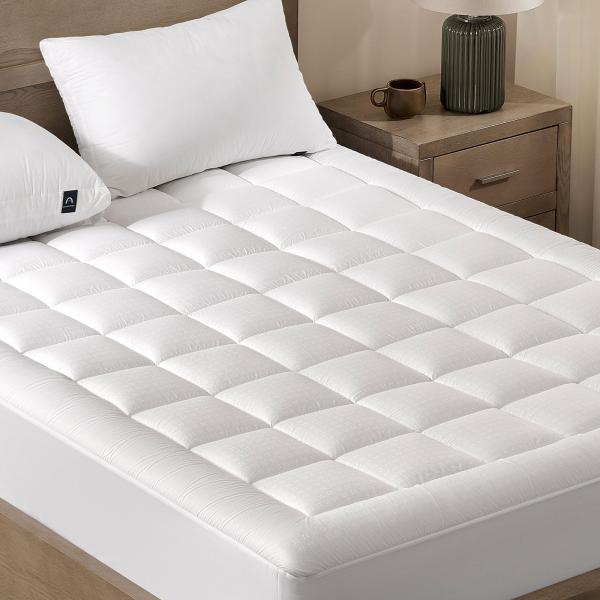 商品名:  ACCURATEX Ultra Soft Mattress Topper California King - 2 Inches Thick Double Layer Comfort Pillow Top Mattress Pad...