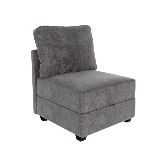 商品名:  mestyl Modular Sectional Sofa, Convertible Couch with Hidden Storage, Side Pockets Tool-Free Assembly, Round-Edge ...