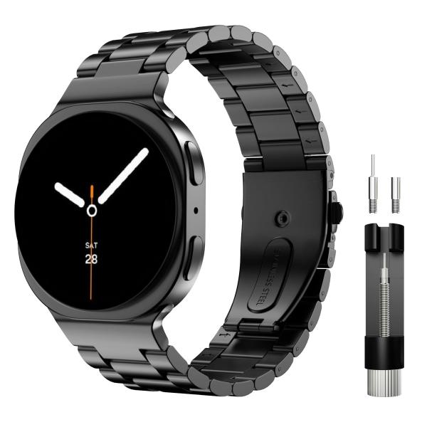 商品名: Astorgos (アストルゴス) メタルストラップ Samsung Galaxy Watch 8 40mm/44mm/Classic 46mmに対応 Galaxy Watch 8ストラップ ギャップレスビジネスステンレススチール...