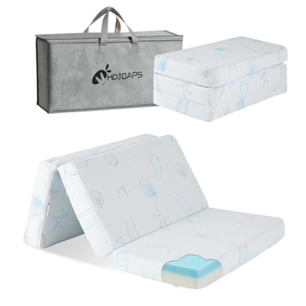 商品名:  HDJOAPS Pack and Play Mattress, 38"x26" Tri-Fold Pack n Play Mattress with Travel Bag, Crib Mattress Pad with Soft...