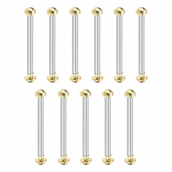 商品名: HARFINGTON チューブフリクションピン、ステンレススチールストラップ圧力バーピン時計バンドクラスプ接続ロッドツール, ゴールド, 14x1.5mm HARFINGTON Tube Friction Pin, 0.55" S...