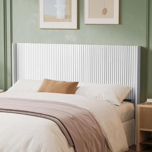 商品名:  Huatean Home Wood Headboard King Size Headboard Only, 80.3" Wide Wooden Head Board King Size, Farmhouse Wall Mount...