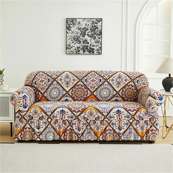 商品名:  YHNNH Prints Sofa Covers for 3 Cushion Couch, Pet Friendly Sectional Couch Covers, Reversible Washable Sofa Slipco...