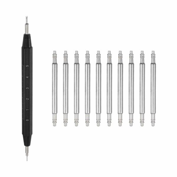 商品名: HARFINGTON クイックリリーススプリングバーウォッチピン交換用バンドストラップリンクピンウォッチラグウォッチバンド用, シルバートーン, 1.5mm, 16mm Width HARFINGTON 10pcs Quick R...