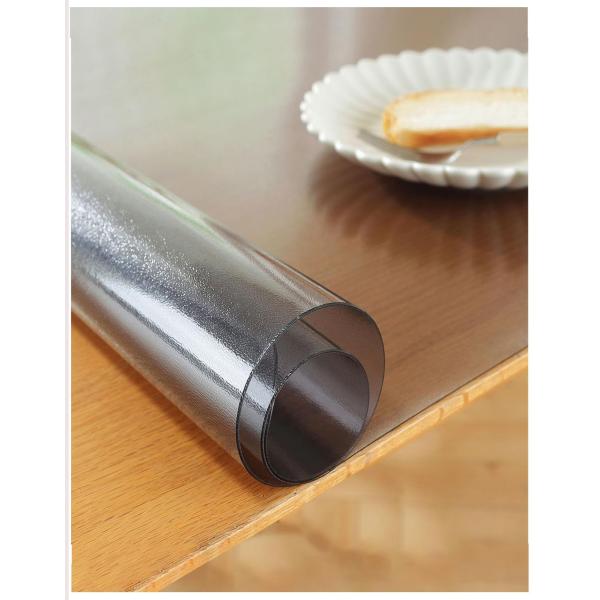 商品名:  Plastic PVC Waterproof Pad 44x18 Inch Table Cover Protector,Easy Clean Dustproof Topper Black 2mm Soft Plastic Gla...