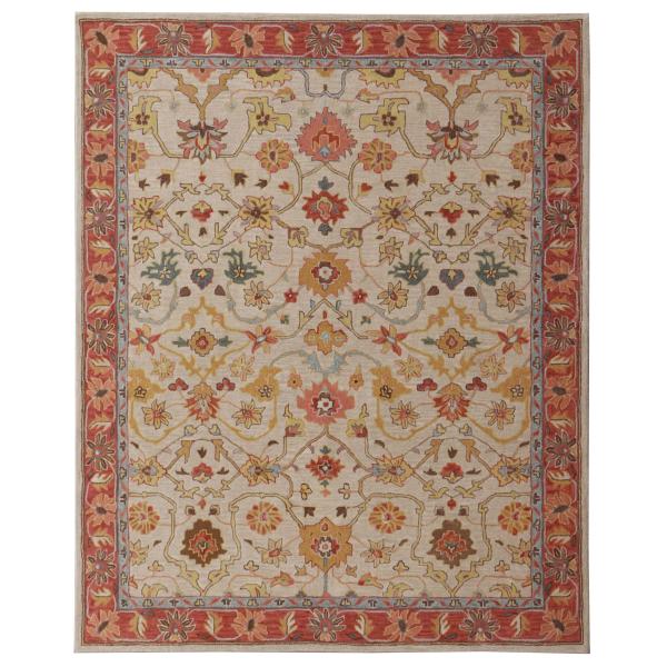 商品名:  New Traditional Elham Hand-Tufted Woolen Area Rug &amp; Carpet for Living Room, Home Decor (2'.6" x8' (80cm x 240c...