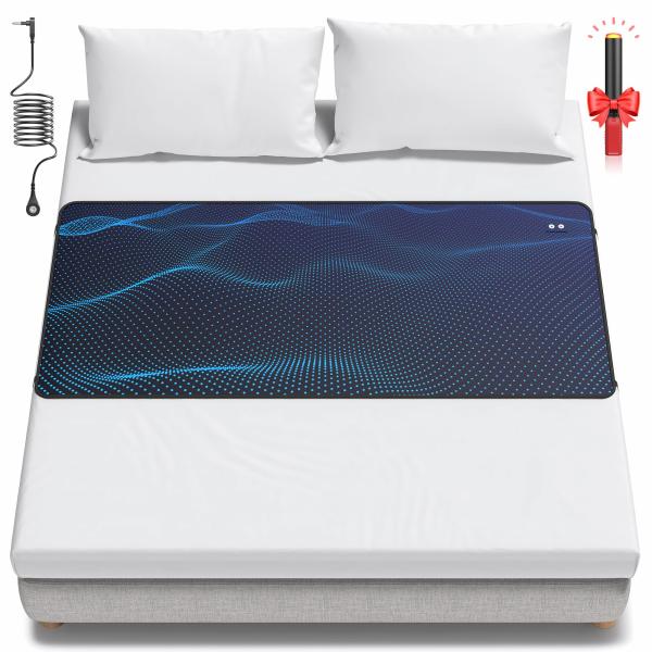 商品名:  BOVEREY Grounding Mat for Bed, Grounding Sheets Earth Connected Grounded Pad for Sleeping, Grounded Mat Mattress C...