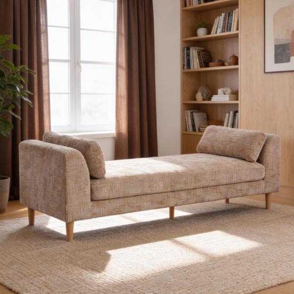 商品名:  Aoiy &amp; Wifon 83.1" W End of Bed Bench King Size, Oversized Window Bench Seat with Pillows &amp; Rubberwood Leg...