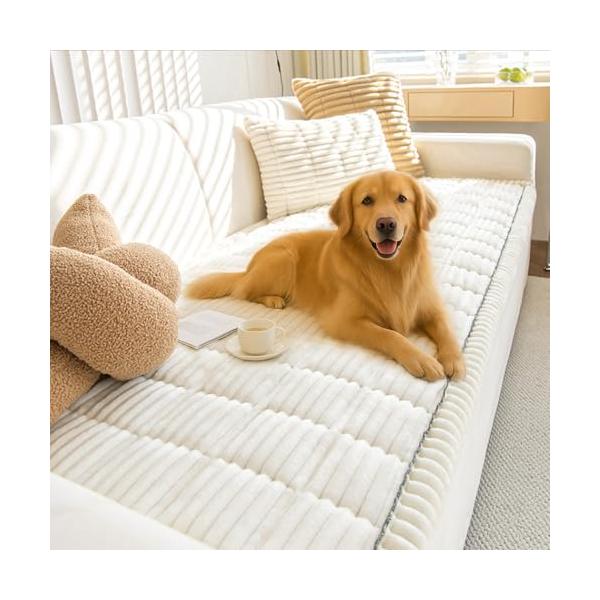商品名:  2026 New Couch Cover for Dog, Non-Slip Washable Couch Covers for Pets, Ultra-Soft Fluffy Plush Sofa Protector for ...