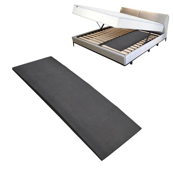 商品名: Foreard 60インチ たるみマットレスサポート 沈むベッドカーブデザイン 2インチ 高密度フォームインサートパッド 60インチ x 25インチ x 2インチ (ブラック) Foreard 60“ Sagging Mattre...