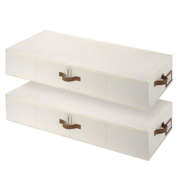 商品名:  StorageWorks Large Underbed Storage with Lid, 2-Pack Under Bed Storage Containers for Clothes, Bedding, and Sweate...