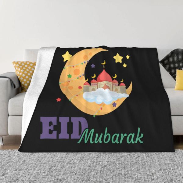 商品名:  Eid ul Fitr Ramadan Eid Celebration Premium Fleece Blanket, Ultra-Soft Plush Throw Blanket, Warm Cozy Fleece Blank...