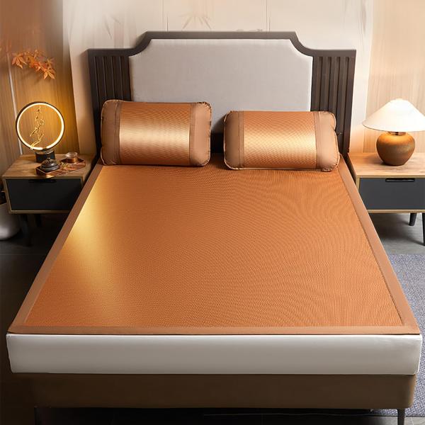 商品名:  Summer Rattan Sleeping Mat Cooling Mattress Pad, Foldable Double Single Bed Mat Cool Sleeping Mattress, Mattress T...
