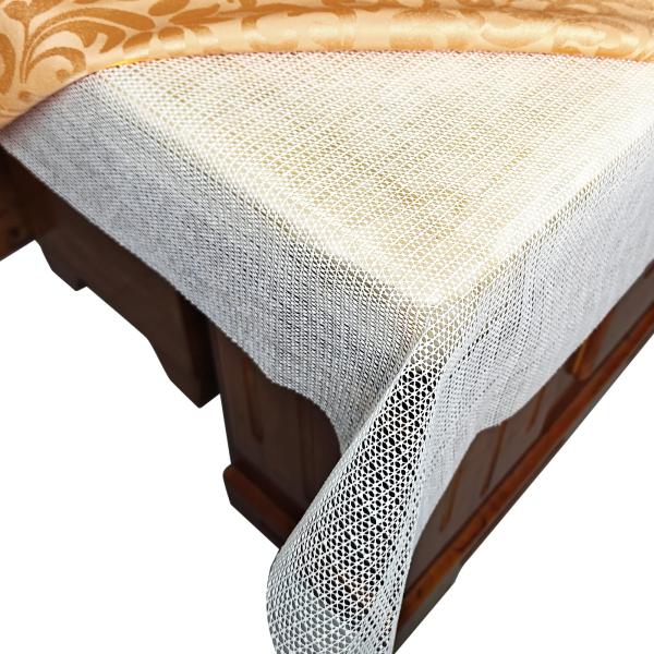 商品名: Goldenpasineeテーブルパッドアンダーテーブルクロス。 Table Padding Under Tablecloth 79×71in, Non Slip Tablecloth Underlay with Mesh Tex...