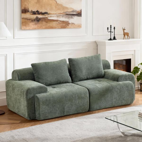 商品名:  TrustKare Modular Sectional Sofa, 85" Sectional Couch with Chenille Upholstery, Boneless Cloud Couch for Living Ro...