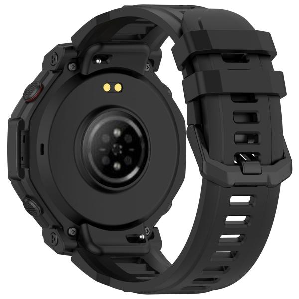 商品名: TenCloudシリコンスポーツバンド Amazfit T-Rex 3 Pro(T-Rex 3およびT-Rex Proには対応していません) スマートウォッチ(ブラック) TenCloud Bands Compatible wit...