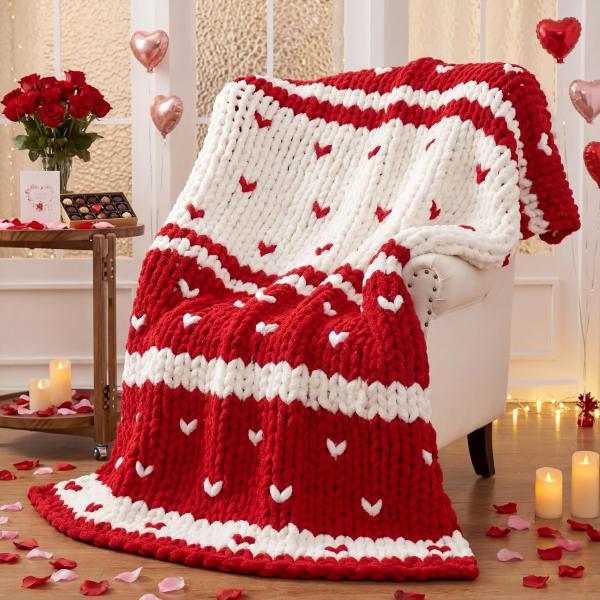 商品名: Mindsoft チャンキーニットスローブランケット L 50インチ X 60インチ ハンドメイド クリーム シェニール織 ループ糸 ふわふわソフトニットスロー ビッグコージー 厚手ケーブルニットかぎ針編みブランケット ソファベッ...