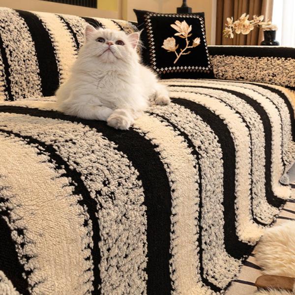 商品名:  FETNHU Soft Plush Non-Slip Couch Cover, Pet Plush Sofa Cover Slipcover for Furniture Protect, Fluffy Couch Covers ...