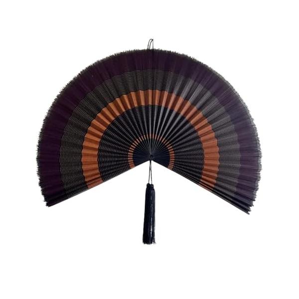 商品名: ChumDecor ファンウォールデコ、ボーホーハンギングヘッドボード用大型竹扇、オーバーベッド用装飾折りたたみ扇、アジアトレンド(エボニー78.7cm) ChumDecor Fan Wall Decor, Large Bambo...