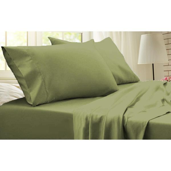 商品名:  4-Piece Casual Premium Rayon from Bambooo Blend Full/Double Bed Sheets Set | Modern All Season Super Soft Most Com...