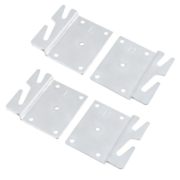 商品名: Bitray 木製ベッドプレート 高耐久 木製ベッドレールフックプレート ベッドフレームブラケット用 (96mm x 93mm) 4個 Bitray 4Pcs Wood Bed Plate Heavy Duty Wood Bed ...