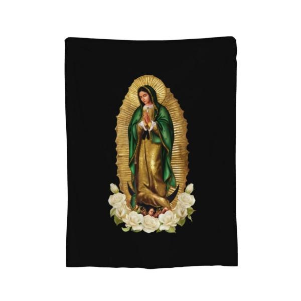 商品名:  Our Lady of Guadalupe Virgin Mary Catholic Saint Premium Fleece Blanket, Ultra-Soft Plush Throw Blanket for Bed, C...