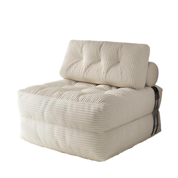 商品名:  Furnify Folding Sofa Bed, Convertible Foam Couch Bed, Comfy Foldable Mattress Sleeper Chair with Pillow, Small Flo...