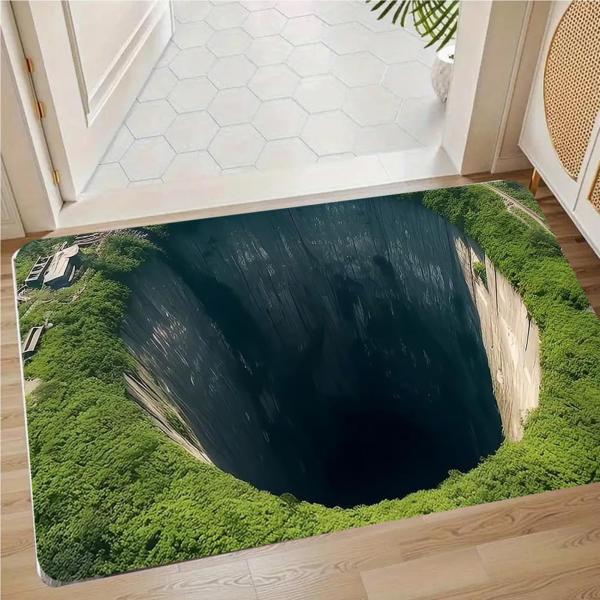 商品名:  AVSMGP Cloud Walk 3D Illusion Rug - Step into Ultra-Softness with Our Dove Fleece Floor Mat, Carpets for Door Entr...