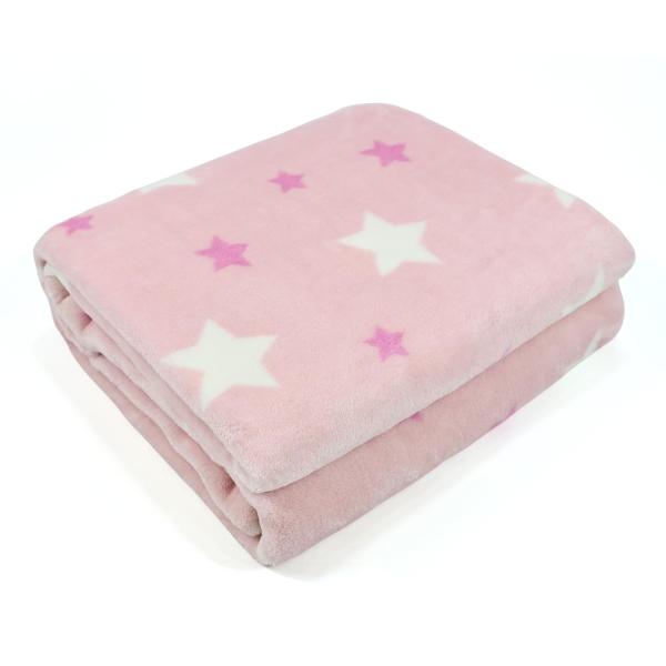 商品名: VigorSpring キッズ スター スローブランケット ピンク スーパーソフト 快適 40x60インチ カウチ ソファ ベッドルーム 女の子の装飾に最適 Kids Throw Blanket for Girls - 40"x6...