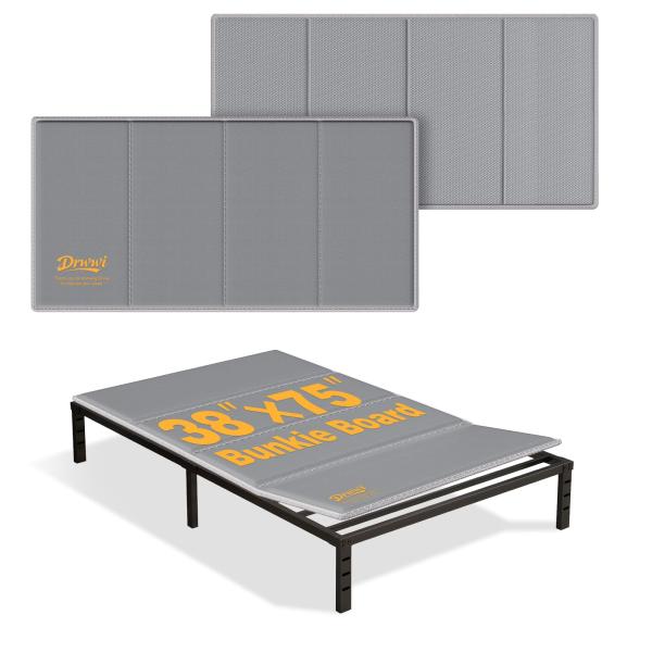 商品名:  Drwwi Bunkie Board Twin 10mm(38” x 75”), Folding Mattress Support Board for Metal Bed Frame, Anti-Sag, Non-Slip Ba...
