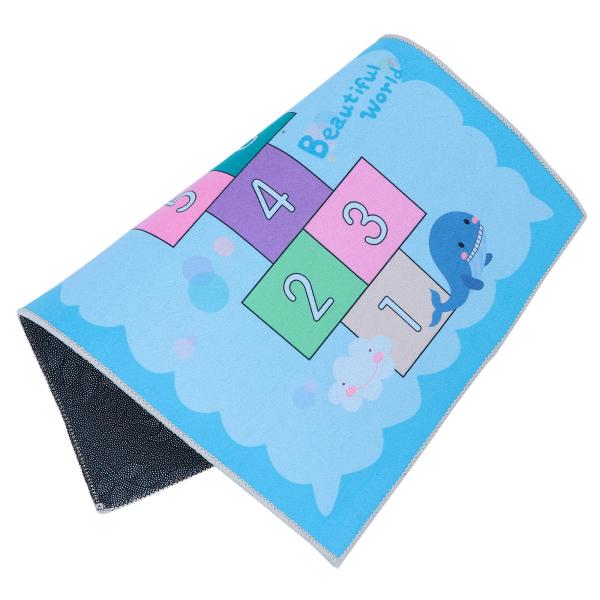 商品名:  OSALADI Non-Slip Hopscotch Floor Mat for Soft Educational Play Rug for Bedroom Nursery Playroom Crystal Velvet Gro...