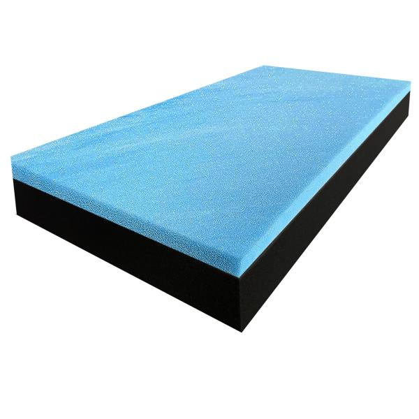 商品名:  FoamTouch 3" Height Custom Size Camper/RV bunk Mattress with Turquoise Gel Memory Foam Over Polyurethane Charcoal ...
