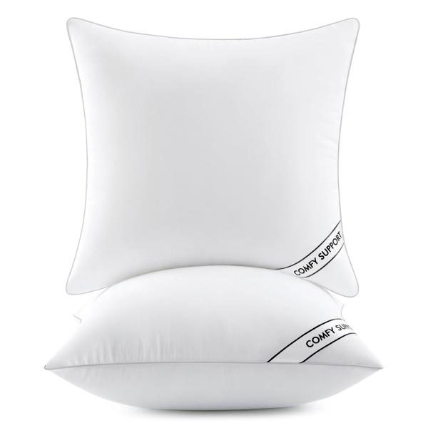 商品名: MIULEE 22x22インチ クッションインサート ダウン代替 バージンフィリング 快適なサポートスローピロー ソファ/ソファベッド用 2個パック MIULEE 22x22 Inch Pillows Inserts, Pack ...