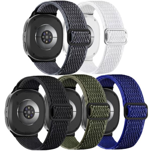 商品名:  Hgsxst 5 Pack Stretchy Nylon bands Compatible with Samsung Galaxy Watch 8 band 40mm 44mm/Galaxy Watch 8 Classic 46...