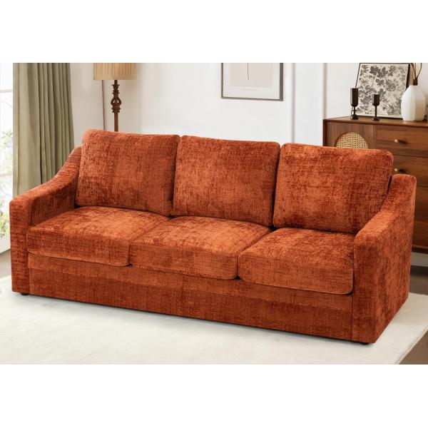 商品名:  ACMEASE 83 Inches Chenille 3-Seat Sofa w/Comfortable Back Cushions, Modern Sofa w/Deep Seat Space, Upholstered 3 S...