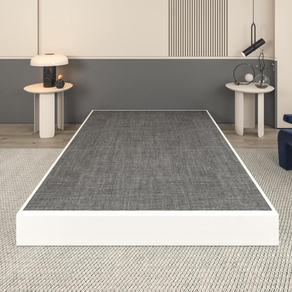 商品名: Cecimia 7インチボックススプリングクイーンサイズベッドベース、頑丈なメタルクイーンマットレスファンデーション、ファブリックカバー付き、組み立て簡単 Cecimia 7 Inch Box Spring Queen Size ...