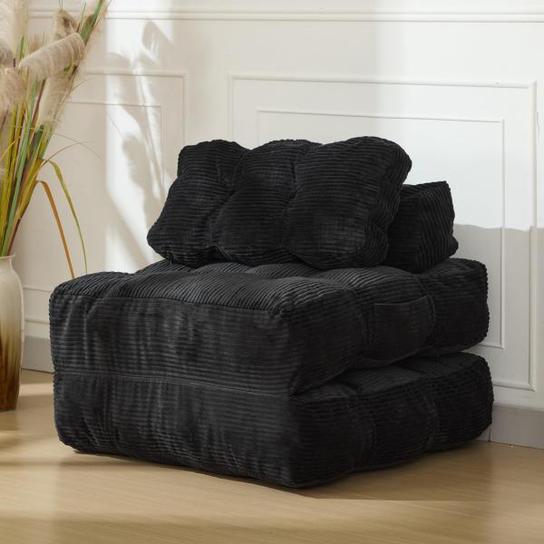 商品名:  FinerFurnis Folding Sofa Bed,Folding Convertible Sofa Bed with Pillow Foldable Mattress&amp;Side Pocket,Comfy Port...