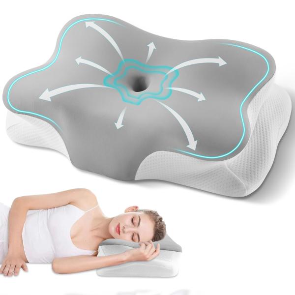 商品名:  Cervical Neck Pillow, Ergonomic Side Sleeper Pillow for Neck Support, Cooling Memory Foam Pillows for Sleeping, Co...