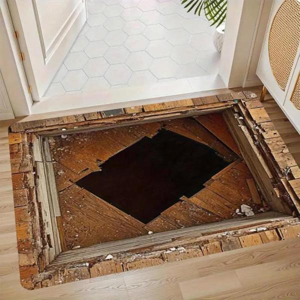 商品名:  3D Carpet Bottomless Hole Optical Illusion Area Rug, 2026 New 3D Hole Rugs, Rug That Looks Like A Holes, Non-Slip ...