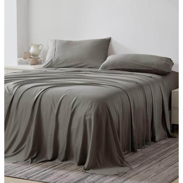 商品名: Southshore Fine Living, Inc. レーヨン由来竹シーツセット、フルサイズ、300スレッドカウントフルサイズベッドシーツ、エクストラディープポケット、最大21インチのディープマットレスにフィット、枕カバー2枚...