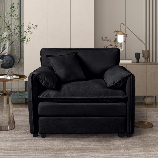 商品名:  Cilee Sofa Accent Chair, 41.73" Deep Seat Reading Couch, Cloud Single Sofa with Pillow &amp; Storage Pocket, Comfy...