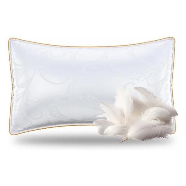 商品名:  Premium White Goose Down and Feather Pillow for Queen Bed, Breathable Collection LB39836ブランド: generic商品サイズ: King (...